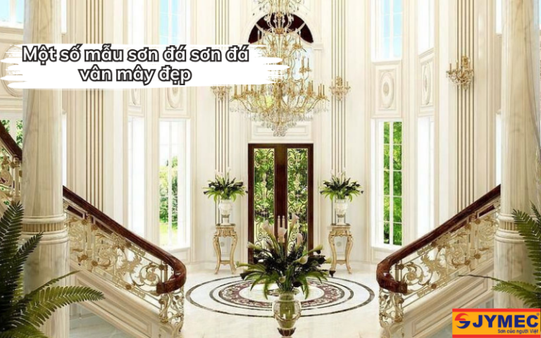 Sơn đá vân mây siêu đẹp, thu hút mọi ánh nhìn